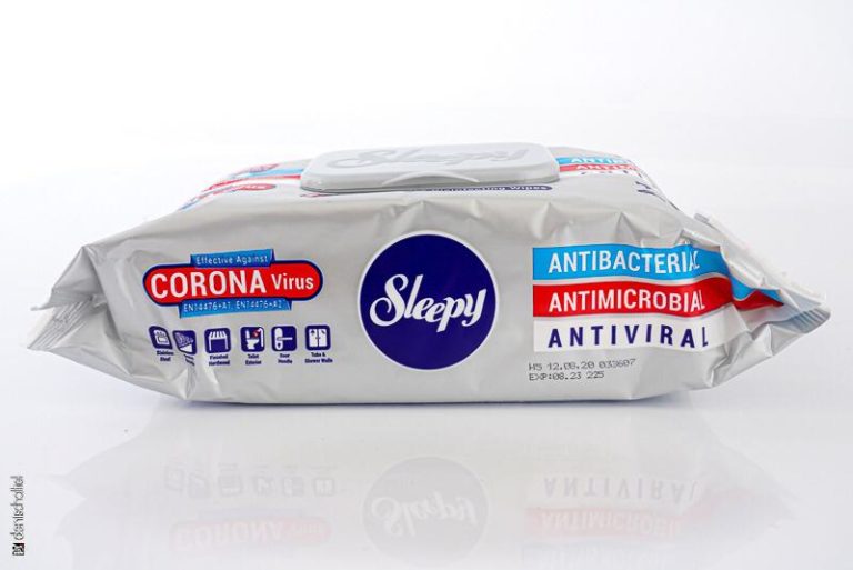 Lingettes SLEEPY Virucide en14476 multi surface - paquet de 100